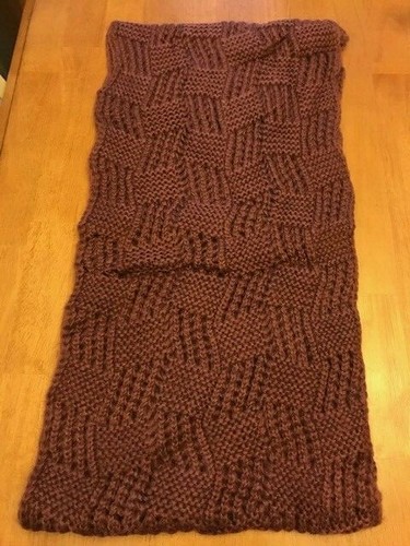 NEOSAN Unisex Thick Winter Plaid Infinity Circle Scarf Chocolate NWT ...