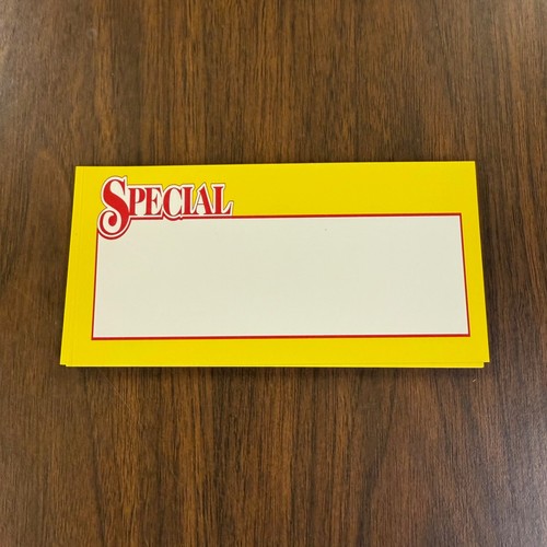 Retail Store Special Signs-Price Cards Display-19 signs- 3.5" h x 7"w ...