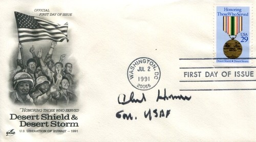Air Force General Chuck Horner Central Command Air Forces Signed ...