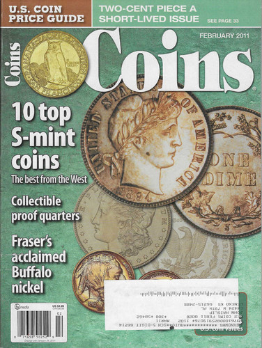 Coins Magazine Price Guide Feb 2011 Vol 58 No 2 10 Top S-Mint Coins | eBay