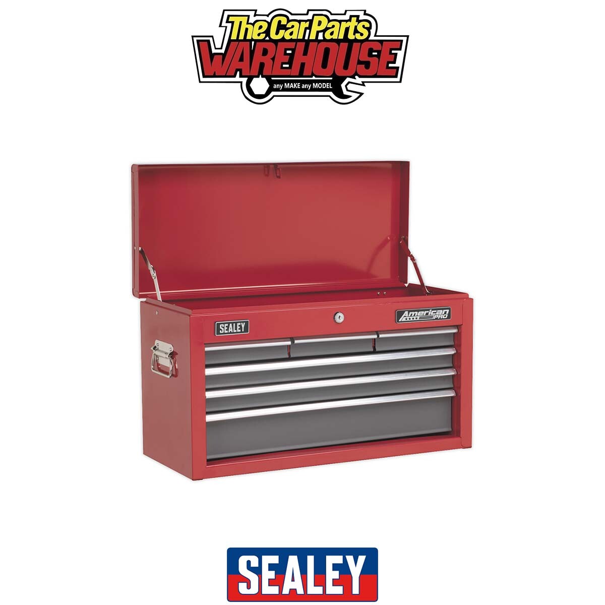 Workbench With Drawers Large Metal Tool Box, ARNOT Tool Box With 6 ...