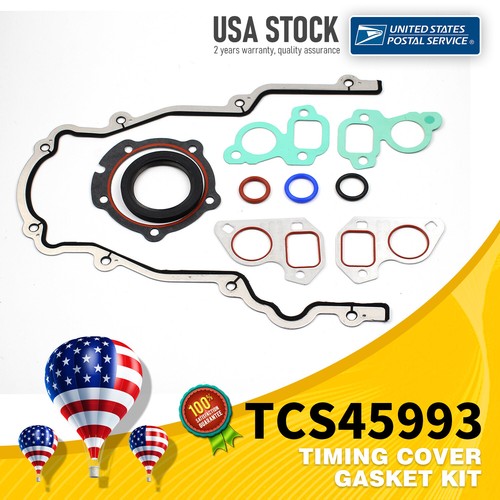 Engine Timing Cover Gasket Set TCS45993 For LS LS1 LS6 LS2 LS3 LQ9 LQ4 ...