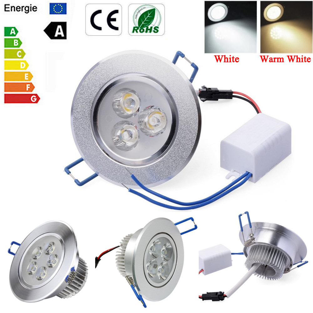 LED DOWNLIGHT, 70MM, 120MM, 150MM, 170MM, 195MM CUT OUT DIM OR NON DIM ...