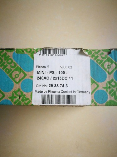 1pcs New Phoenix Power Supply MINI-PS-100-240AC/2x15DC/1 2938743 | eBay