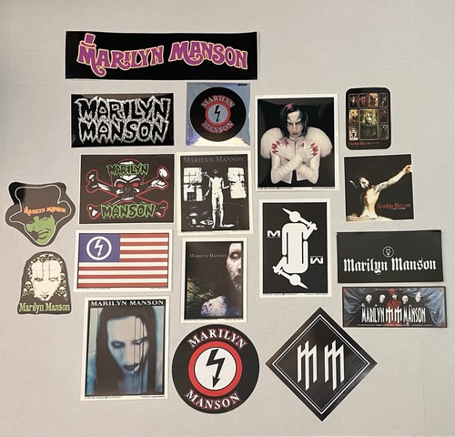 MARILYN MANSON 18 Stickers, from Portrait to Golden Age- Winterland ...
