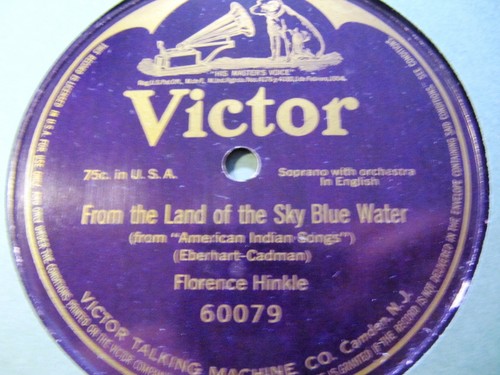 1912 FLORENCE HINKLE CADMAN American Indian Songs Land of Sky Blue ...