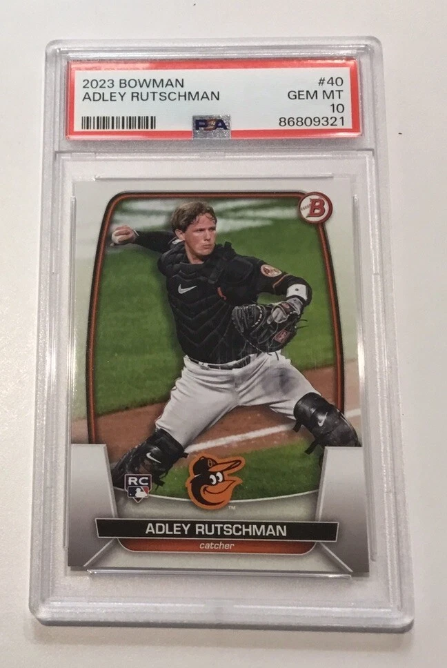 Adley Rutschman 2023 Bowman #40 Base Price Guide - Sports Card Investor