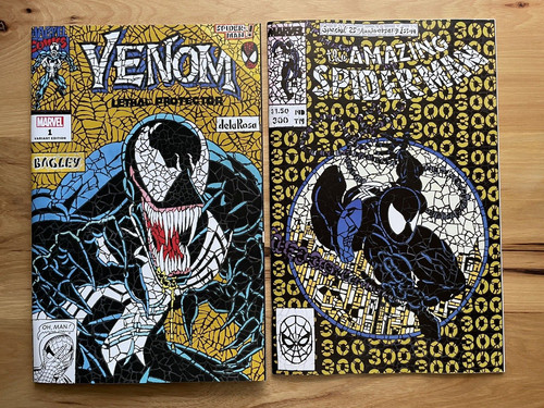 Shattered Venom SET GOLD VENOM / Amazing Spider-man 300 Facsimile | eBay