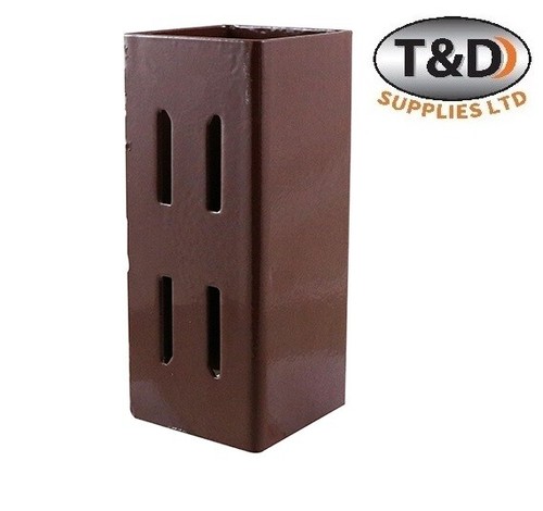 Post Extender Quick Fit Powder Coated 75x75 (3"x3") Fence Holder ...