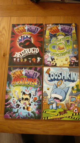 4-Books (Bunny vs Monkey & Looshkin) by Jamie Smart. | eBay
