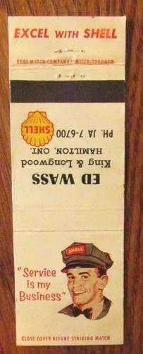 SHELL GAS STATION: ED WASS (HAMILTON, ONTARIO) -K20 | eBay