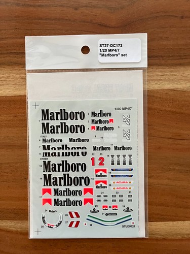 Studio 27: ST27-DC173 MP 4/7 "Marlboro" set decal only 1/20 | eBay