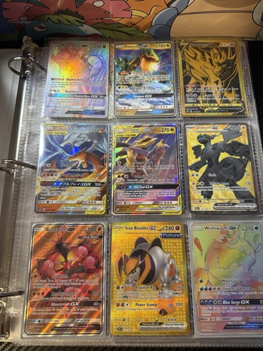 Pokemon Card Binder Collection Lot Ultra Rare Tag Team GX EX Promo ...