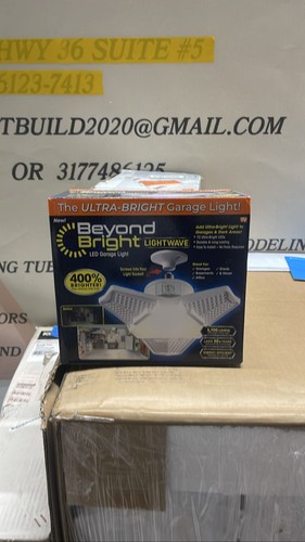 Beyond Bright LED Garage Light Bulb 3700 Lumens Ultra-Bright 400% ...
