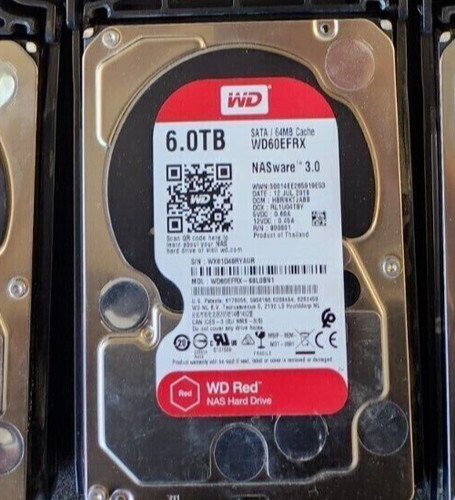 Western Digital WD Red 6TB Internal 5400 RPM 8.89 cm 3.5" WD60EFRX used ...