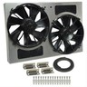 Derale 16812 High Output Dual 10'' Electric RAD Fan/Aluminum Shroud Kit ...