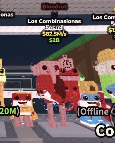 Los Combinations Steal a Brain Rot Secret Blood Right And Spider ...