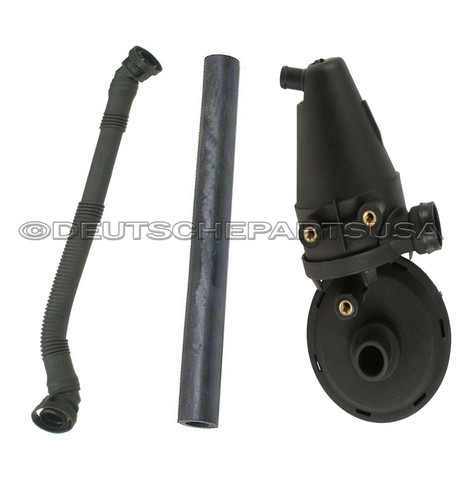 CRANKCASE OIL SEPARATOR PCV VENT VALVE KIT HD OEM QUALITY SET 3 for BMW ...