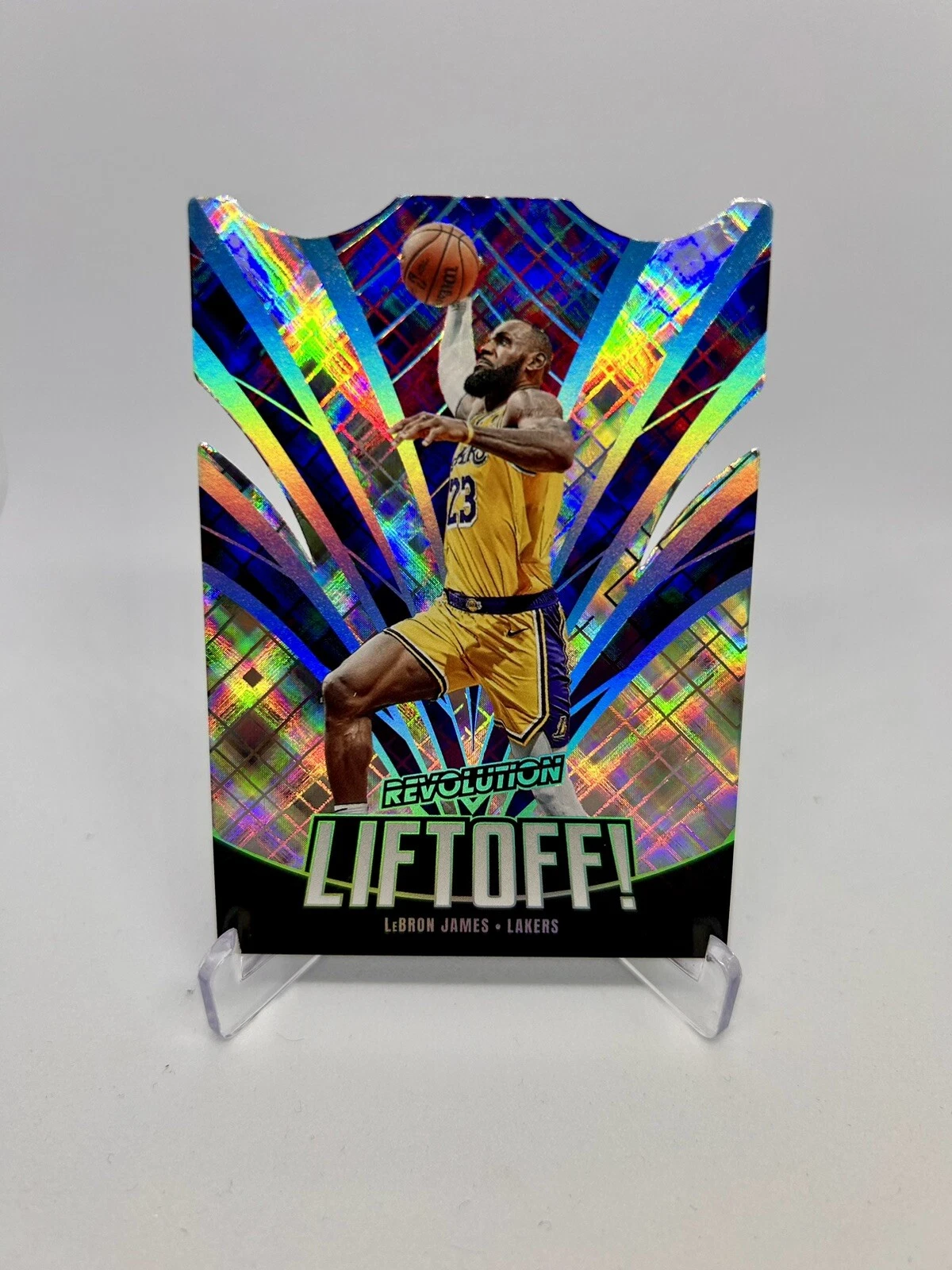 LeBron James 2023 Revolution #1 Liftoff! - Cosmic /99 Price Guide ...
