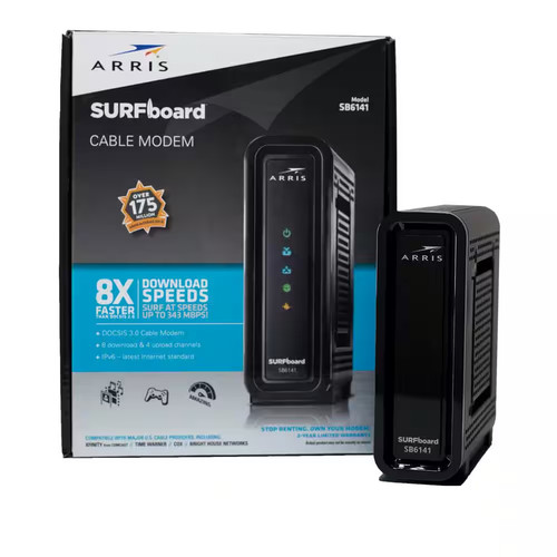 New Black Arris Surfboard Cable Modem Model SB6141 | eBay