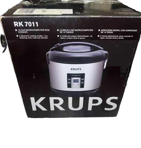 krups microcomputer Rice Slow Cooker Rare Open Box | eBay