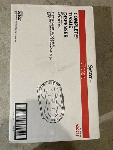 Sysco toilet paper dispenser Twin Jumbo 9" | eBay