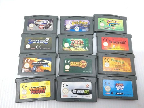 Bundle of 12 Game Boy Advance Cartridges - INCLUDING ZELDA MINISH CAP ...