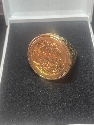 full gold sovereign mount products for sale | eBay