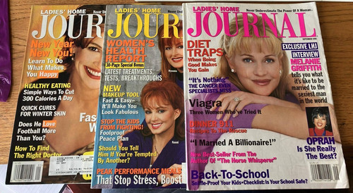 Lot of 3 Vintage Ladies Home Journal Magazines 1998 | eBay