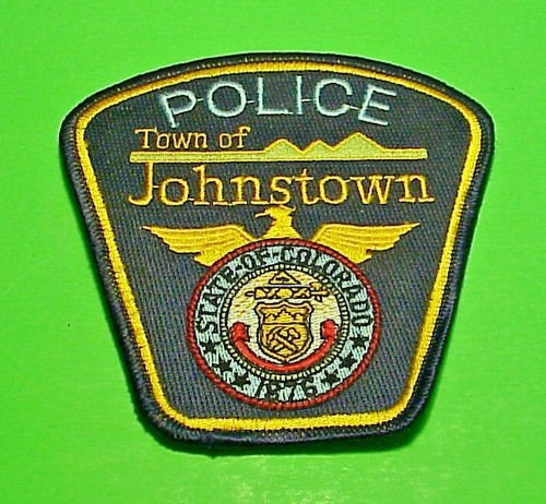 JOHNSTOWN COLORADO 1876 CO POLICE PATCH 4 3/8" FREE SHIPPING!!! | eBay