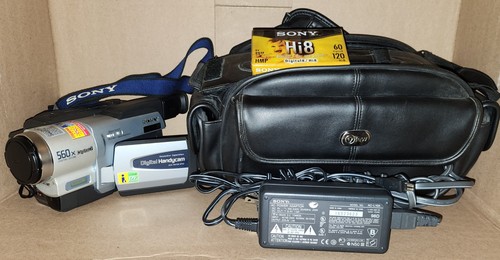 Sony Handycam DCR-TRV130 Digital 8 Super Night Shot 560x Digital Zoom ...