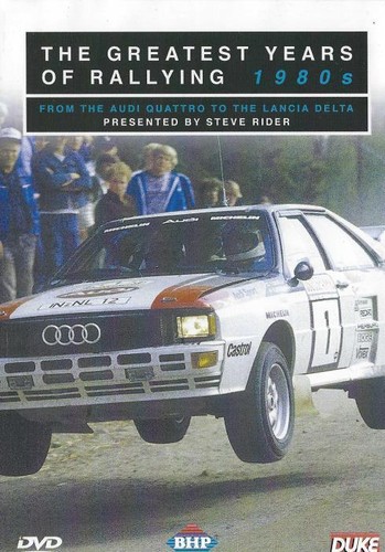 The Greatest Years Of Rallying: 1980s DVD VIDEO DOCUMENTARY race car ...