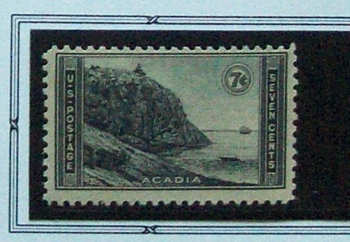 US 7¢ Stamp SC#746 ACADIA National Park 1934 MH perforated. | eBay