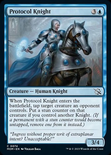 1x Protocol Knight - Foil MTG March of the Machine NM Magic Foil | eBay
