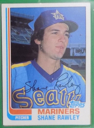 Shane Rawley Seattle Mariners 1982 Autographed Card | eBay