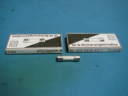 Pudenz 110.1112.4311 (5X20mm) New, Unused Miniature-Fuse-Links Fuses | eBay