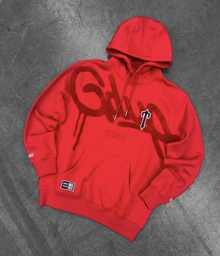 Geedup X Trapstar Handstyle Irongate Red Hoodie XL FREE SHIPPING NEW ...