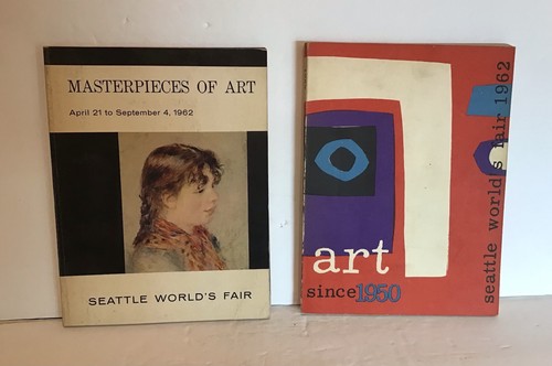 Vintage Set Two 1962 Seattle Worlds Fair Art Exhibition Books Catalogs ...