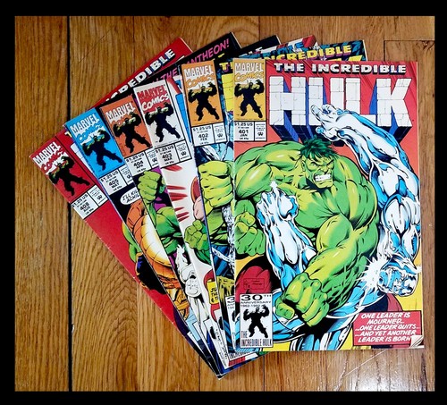 5 HULK Comics in SEQUENCE - The Incredible Hulk #401 402 403 404 405 ...