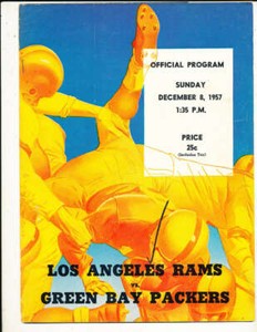 Green Bay Packers Football 1957 Vintage Sports Programs for sale | eBay