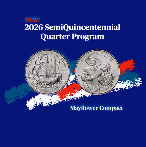 2026-D SemiQuincentennial 🇺🇸Quarters / Mayflower Compact / DIRECT FROM ...