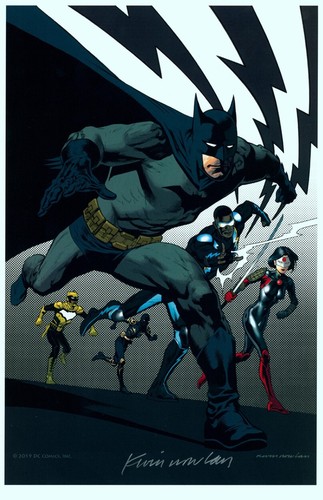 Kevin Nowlan SIGNED DC Comics Super Hero Art Print ~ Batman Outsiders ...