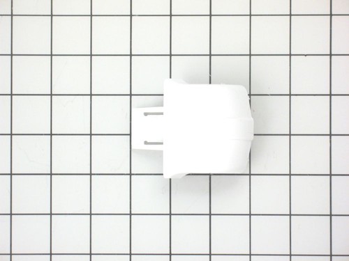 Genuine GE WR2X8345 Refrigerator End Cap White Curved 2343 AH298977 ...