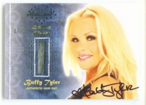 BUFFY TYLER "HAIR CUT AUTOGRAPH #07/15" BENCHWARMER DAIZY DUKEZ 2012 | eBay