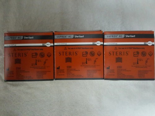 Steris PB011 Vaprox HC Sterilant 3 x 113 ml for sale online | eBay