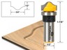 3-1/4" Ogee Raised Panel with Backcutter Router Bit - 1/2" Shank ...