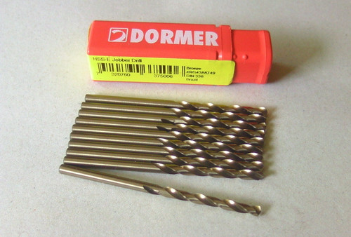 10x DORMER A777 3.3mm COBALT DRILL BITS 3.30mm | eBay UK