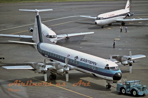 Eastern Airlines Lockheed L-188 Electra N5518 at DCA 8"x12" Color Print ...