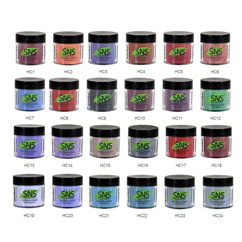 SNS Nail Gelous Dipping Powder Holiday Collection (HC1-HC24) NO U/V. NO ...