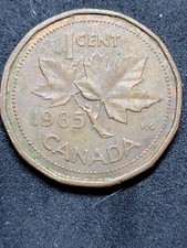 1 Cent 1985 pointed 5, Elizabeth II (1953-2022) - Canada - Coin - 37832